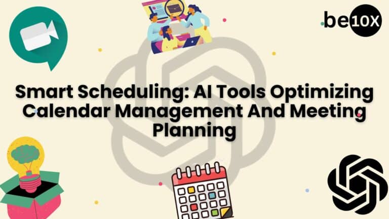 AI Smart Scheduling: AI Tools Optimizing Calendar Management and ...